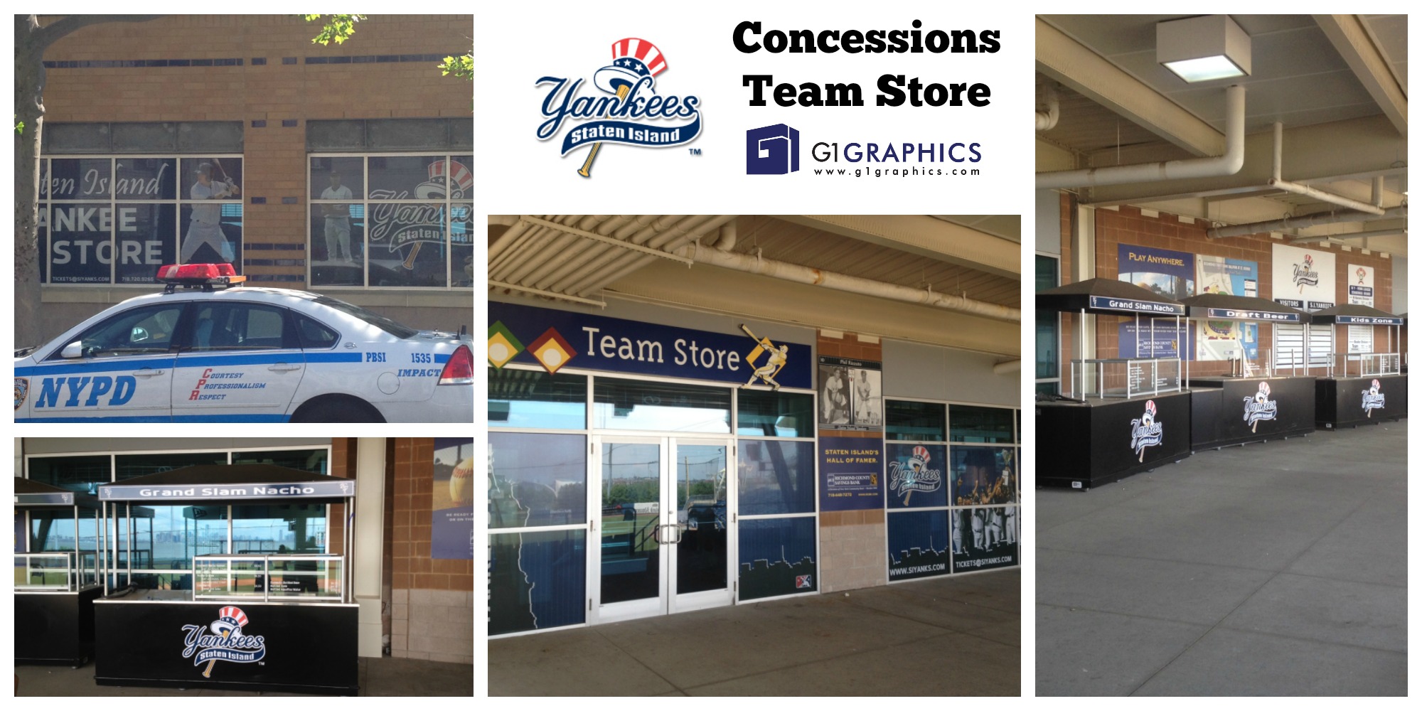 Yankees Stadium Signage - Staten Island - G1 Graphics